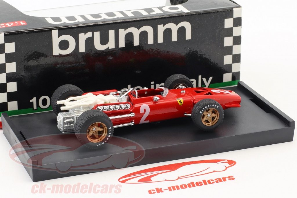 Brumm 1:43 Chris Amon Ferrari 312 F1 #2 italien GP formule 1 1967 R255 ...