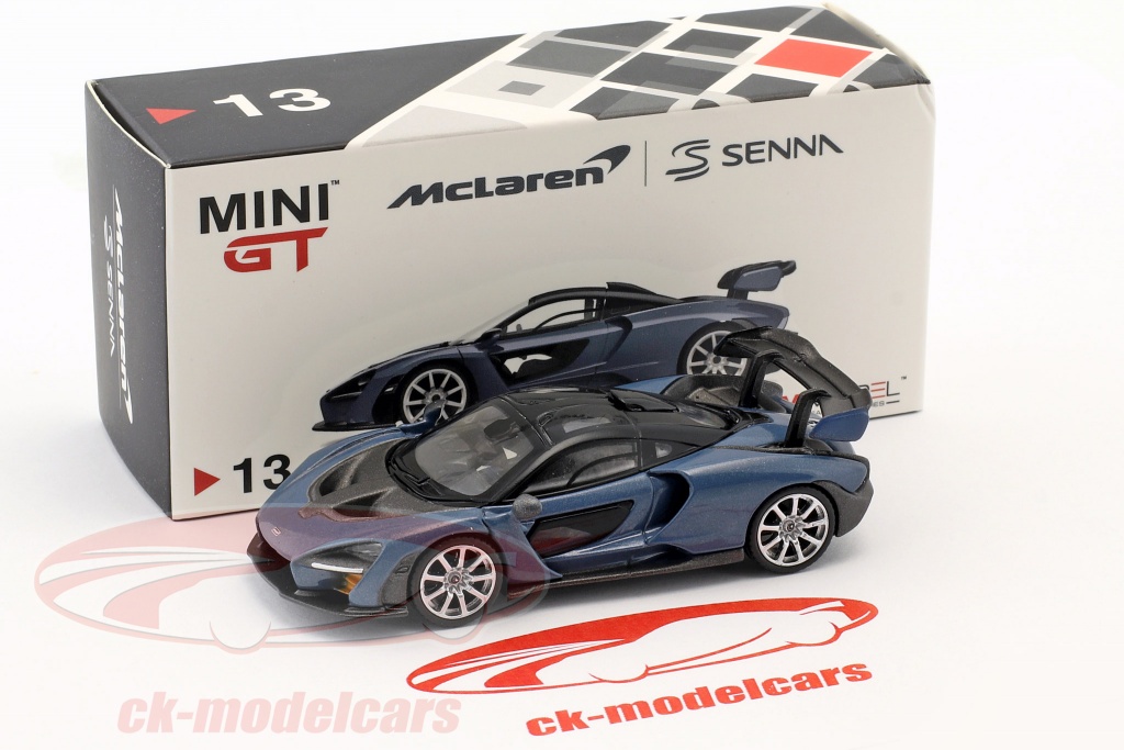True Scale 1:64 McLaren Senna RHD victory grey MGT00013-R model car ...