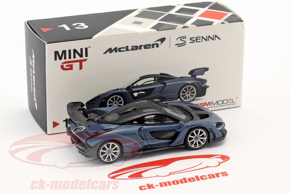 True Scale 1:64 McLaren Senna RHD victory grey MGT00013-R model car ...