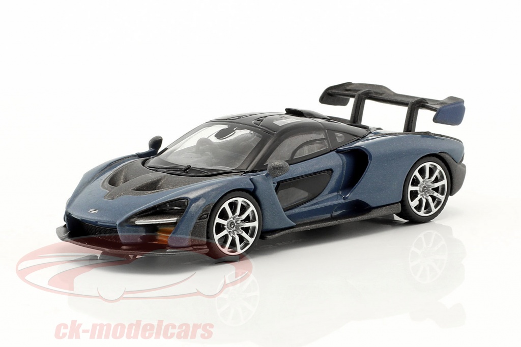 True Scale 1:64 McLaren Senna RHD victory grey MGT00013-R model car ...