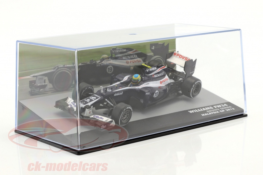 Altaya 1:43 Bruno Senna Williams FW34 #19 Malaysia GP formula 1 2012 ...