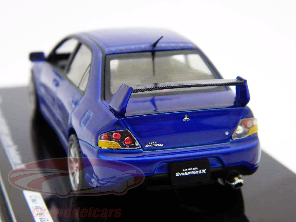 Vitesse 1:43 Eléctrico Mitsubishi Lancer Evolution IX Bj.1998 azul ...