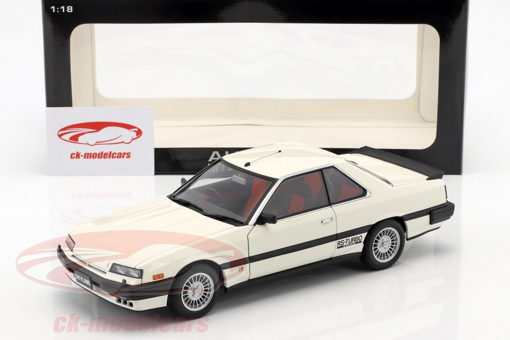AUTOart 1:18 Nissan Skyline Hardtop 2000 Turbo Intercooler RS-X (DR30) RHD weiß 77427 Modellauto ...