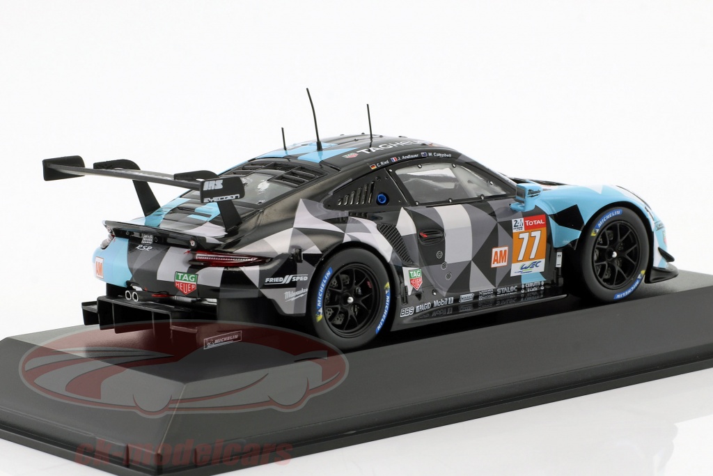 Spark 1:43 Porsche 911 (991) RSR #77 WEC SuperSeason 2018/2019 Dempsey ...