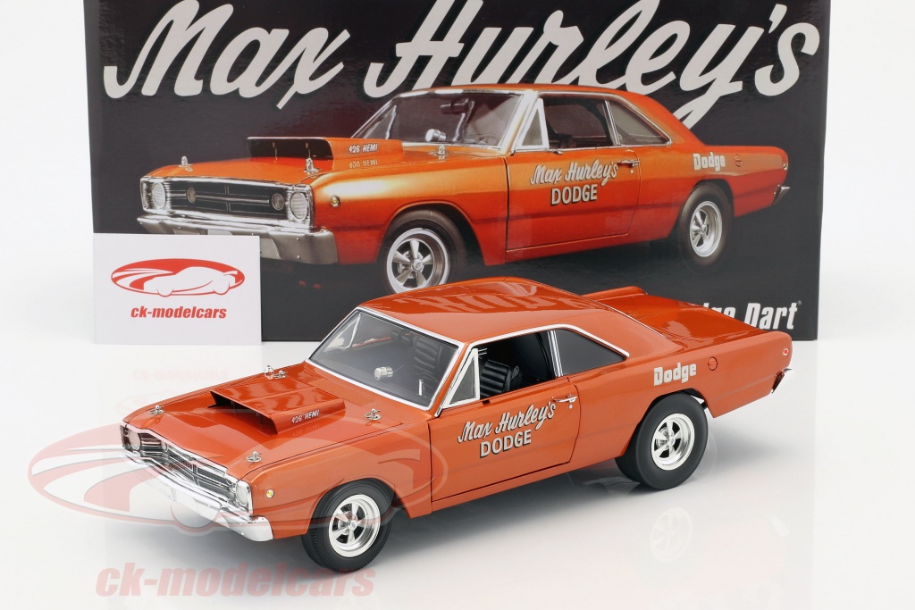 GMP 1:18 Dodge Hemi Dart Max Hurley 築 1968 オレンジ 1806401 モデル 車 1806401