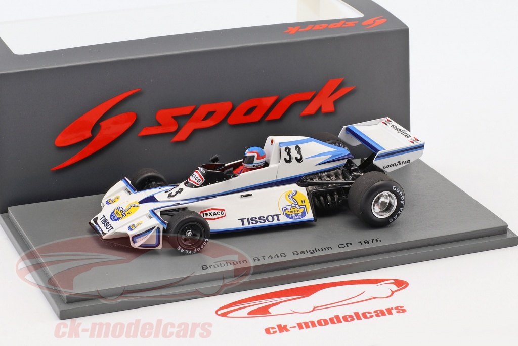 Spark 1:43 Patrick Neve Brabham BT44B #33 België GP formule 1 1976 ...