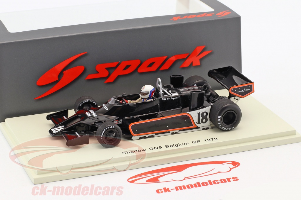 Spark 1:43 Elio de Angelis Shadow DN9 #18 Belgium GP formula 1 1979 S7372 model car S7372 ...