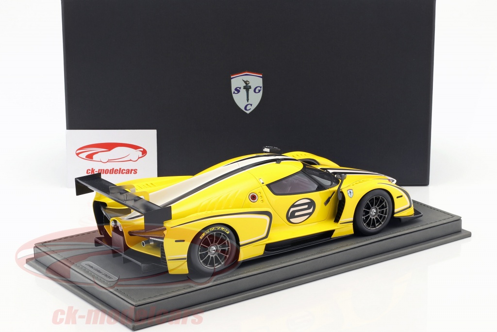 BBR Models 1:18 Glickenhaus SCG 003C motore Visualizza Ginevra 2015 ...