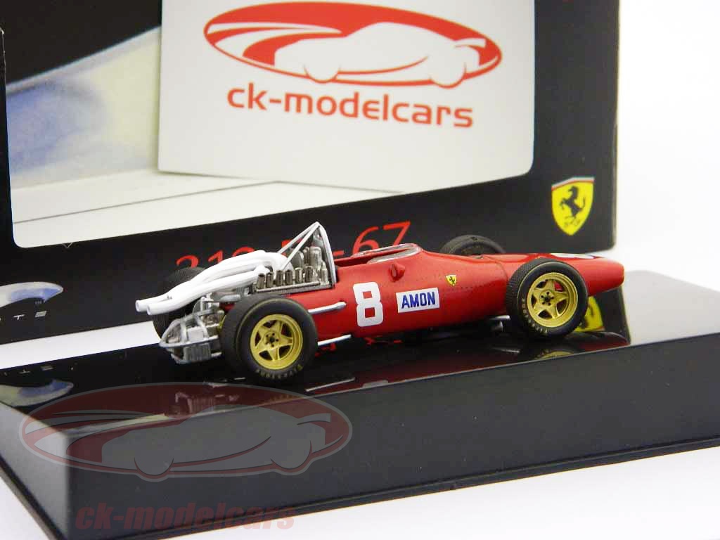 HotWheels Elite 1:43 C.Amon Ferrari 312 F1-67 #8 BritishGP Silverstone formula one 1967 N5589 ...