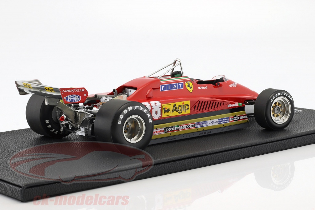 GP Replicas 1:12 Didier Pironi Ferrari 126 C2 #28 formel 1 1982 GP12 ...