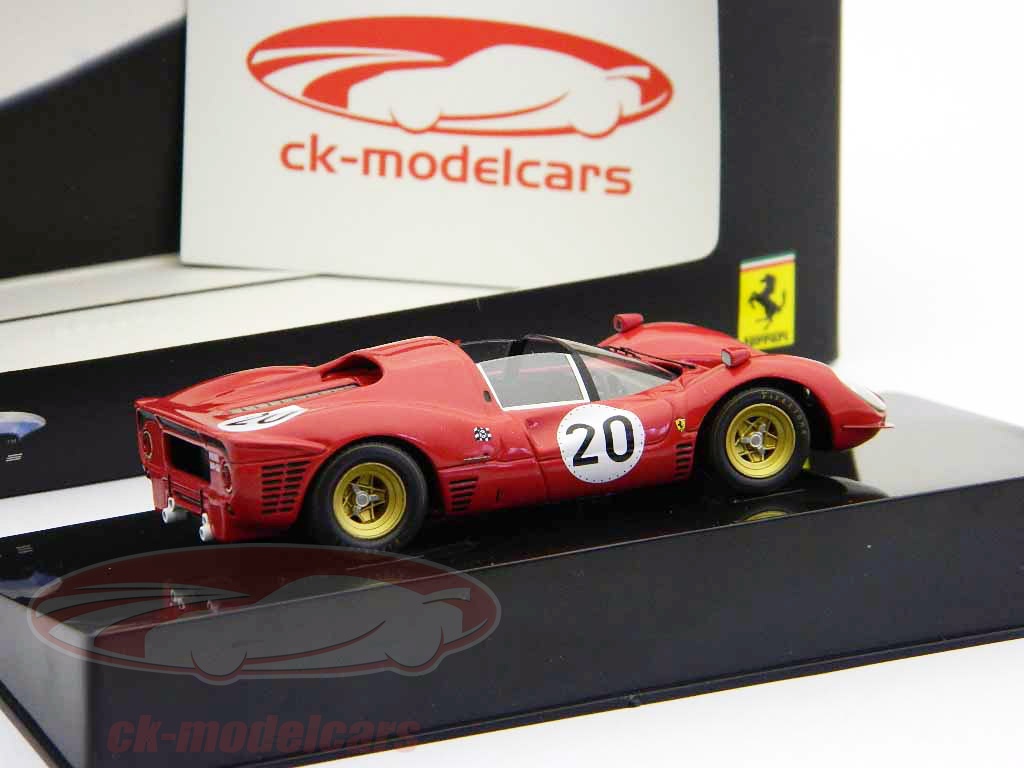 HotWheels 1:43 Ferrari 330 P4 #20 24h LeMans 1967 Elite P9957 ...