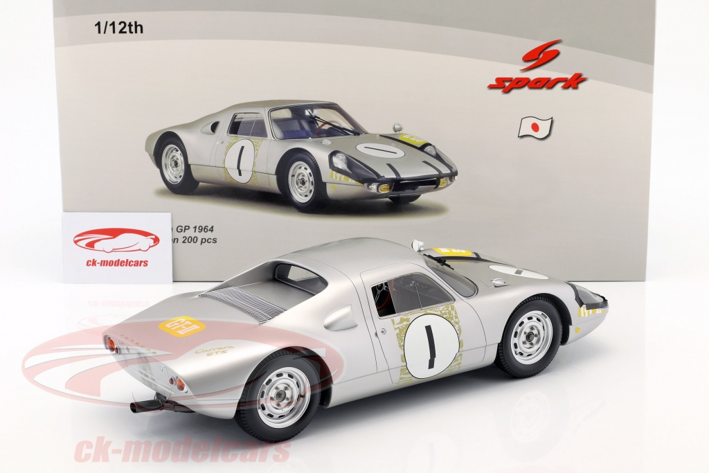 Spark 1:12 Shikiba Soukichi Porsche 904 #1 Winner Japan GP 1964 12SJ001 ...