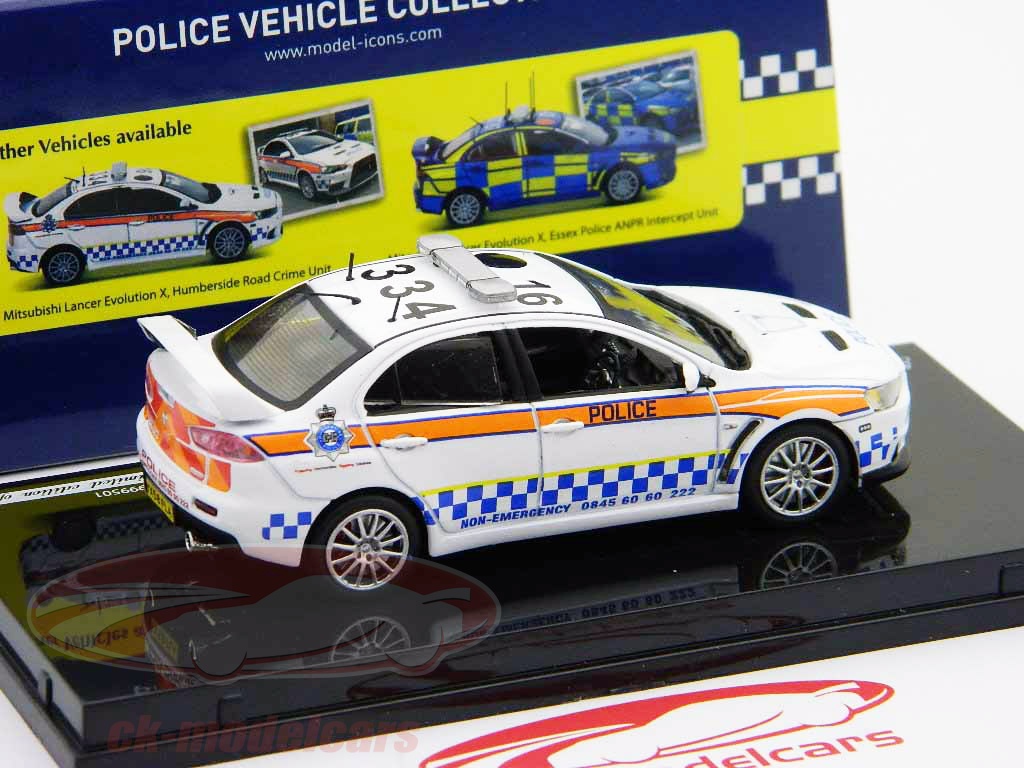 Model Icons 1:43 Mitsubishi Lancer Evolution X Humberside Road Crime ...