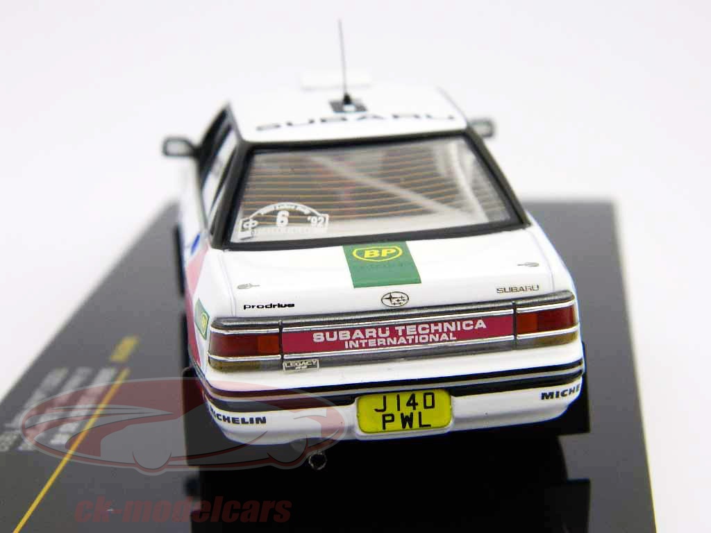 Ixo 1:43 Subaru Legacy RS #6 1000 Lakes Rally 1992 RAC218 model car ...