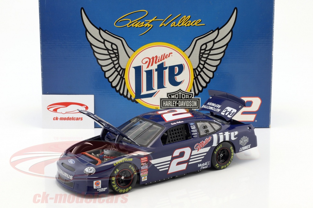 Revell 1:18 Rusty Wallace Harley Davidson Ford Taurus #2 Nascar Series ...