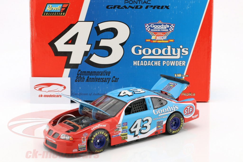 Revell 1:18 Bobby Hamilton Pontiac #43 Nascar Series 1997 4227 model ...