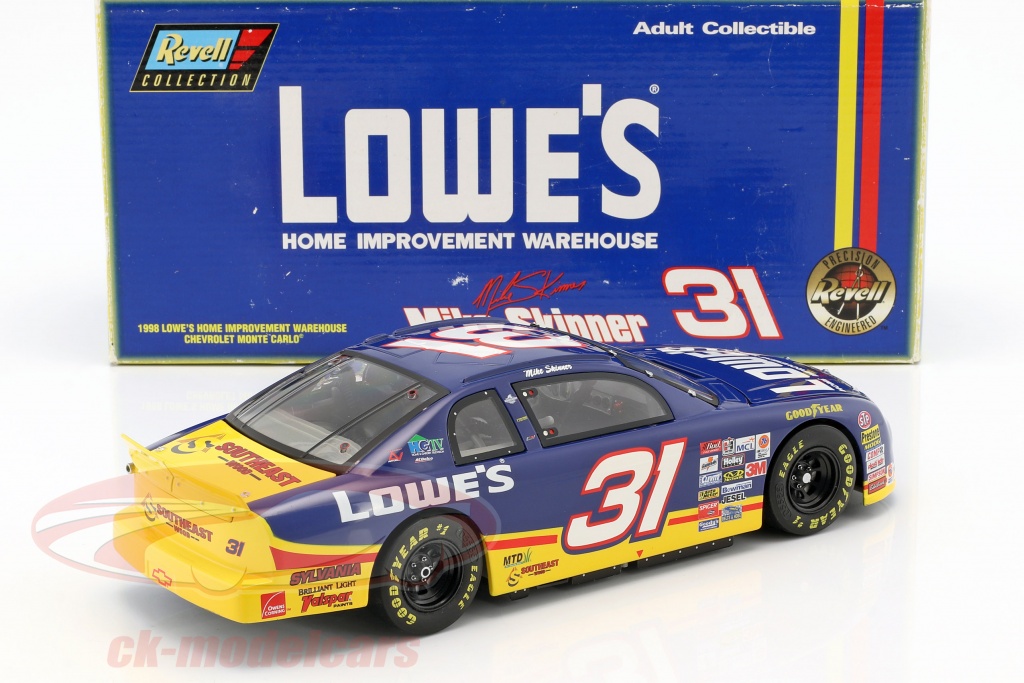 Revell 1:18 Mike Skinner Chevrolet Monte Carlo #31 Nascar Series 1998 ...