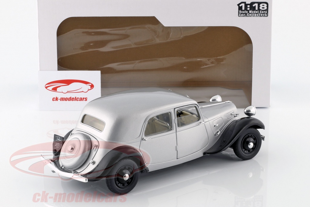Solido 1:18 Citroen Traction 11CV year 1937 silver / black S1800904 model car S1800904 421184950 ...