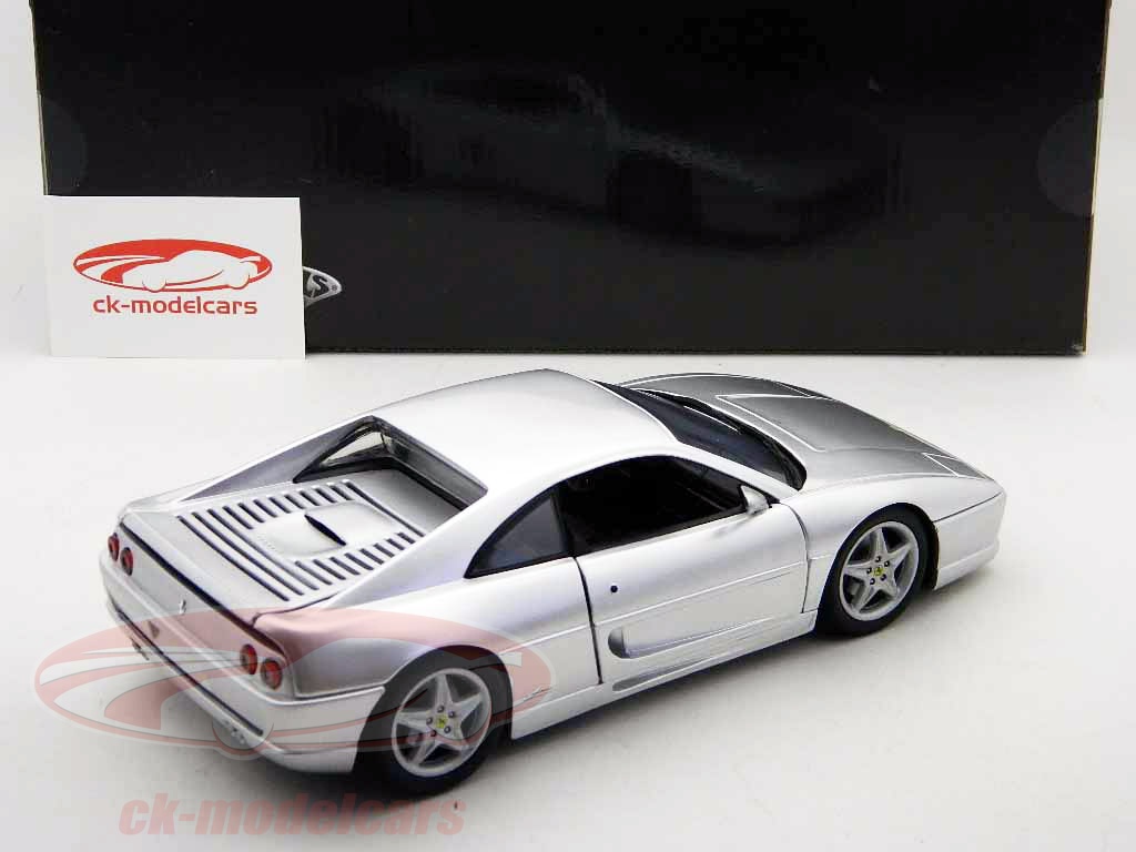 HotWheels 1:18 Ferrari F355 Berlinetta 1994 silver 25735 model car ...