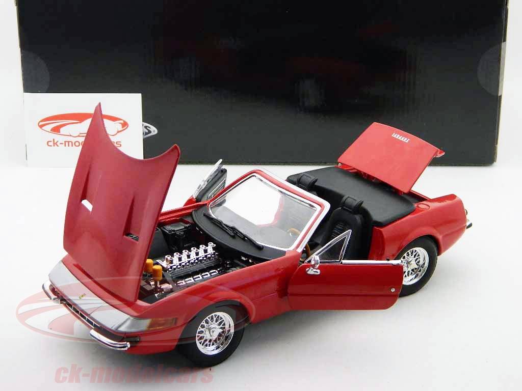 HotWheels 1:18 Ferrari GTS4 Daytona Convertible Bj. 1968 red M1199 ...