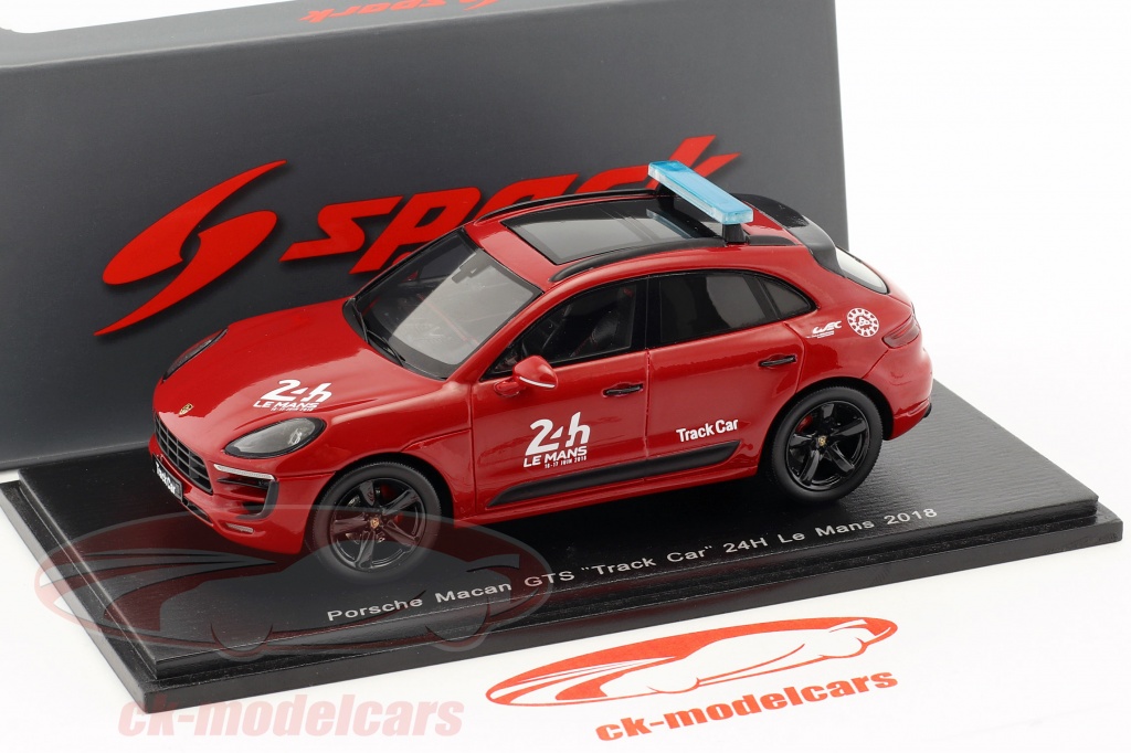Spark 1:43 Porsche Macan GTS 24h LeMans 2018 Track Car S7047 モデル 車 ...