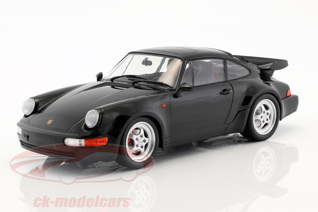 Minichamps 1:18 Porsche 911 (964) Turbo 築 1990 黒 155069104 モデル 車 ...