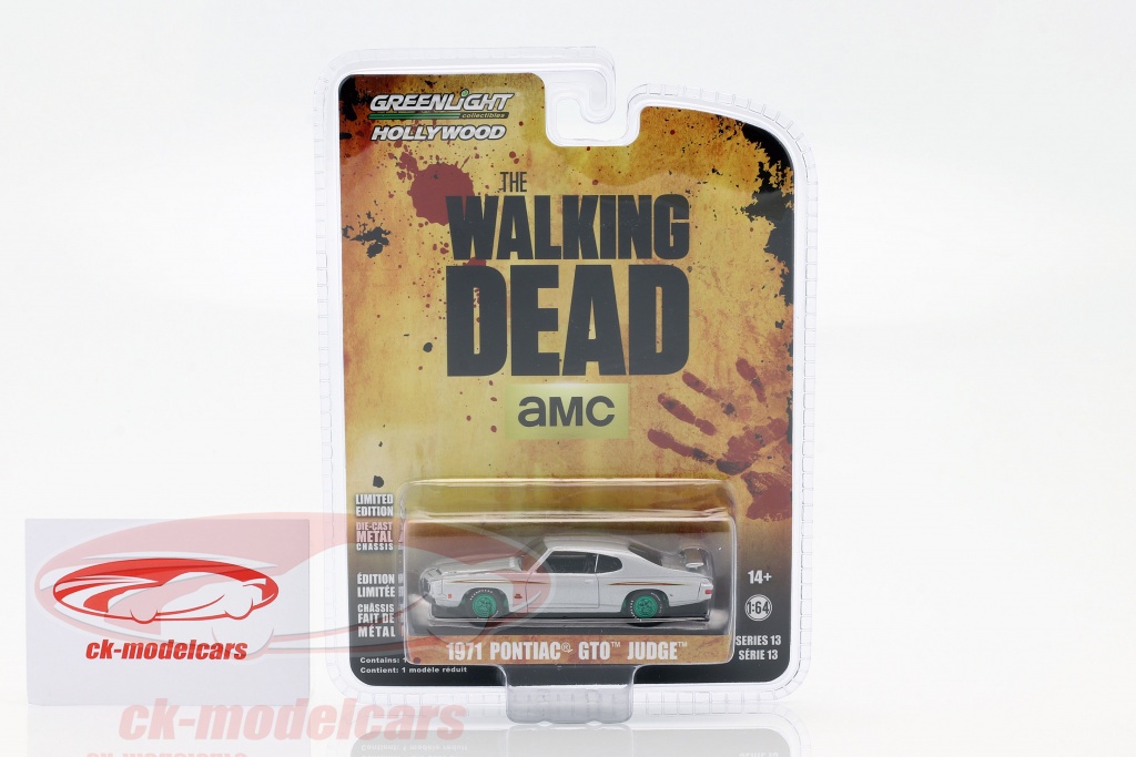 Greenlight 1:64 Pontiac GTO Judge year 1971 TV series The Walking Dead ...
