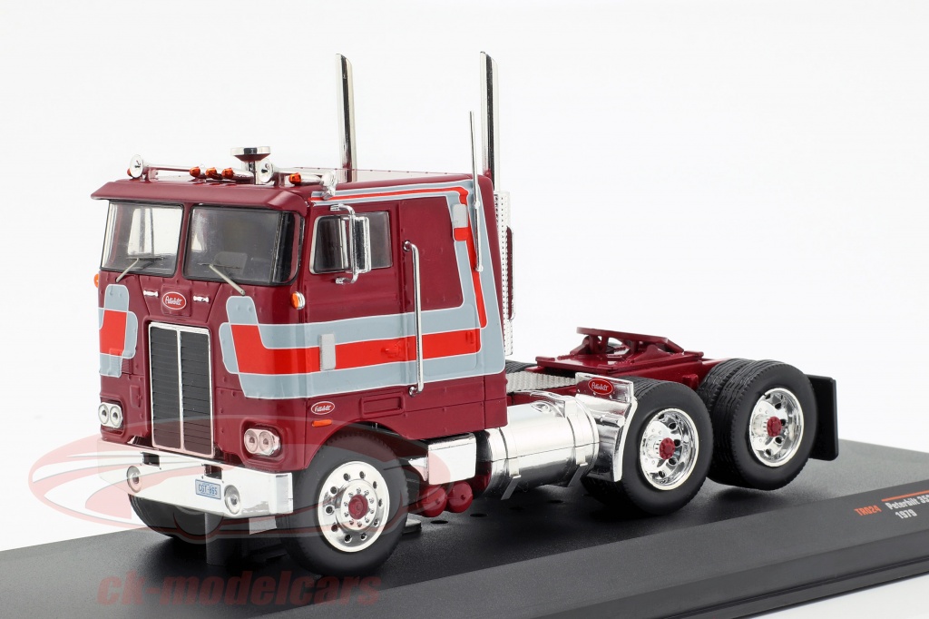 Ixo 1:43 Peterbilt 352 Pacemaker トラック 築 1979 パープル / グレー TR024 モデル 車 ...