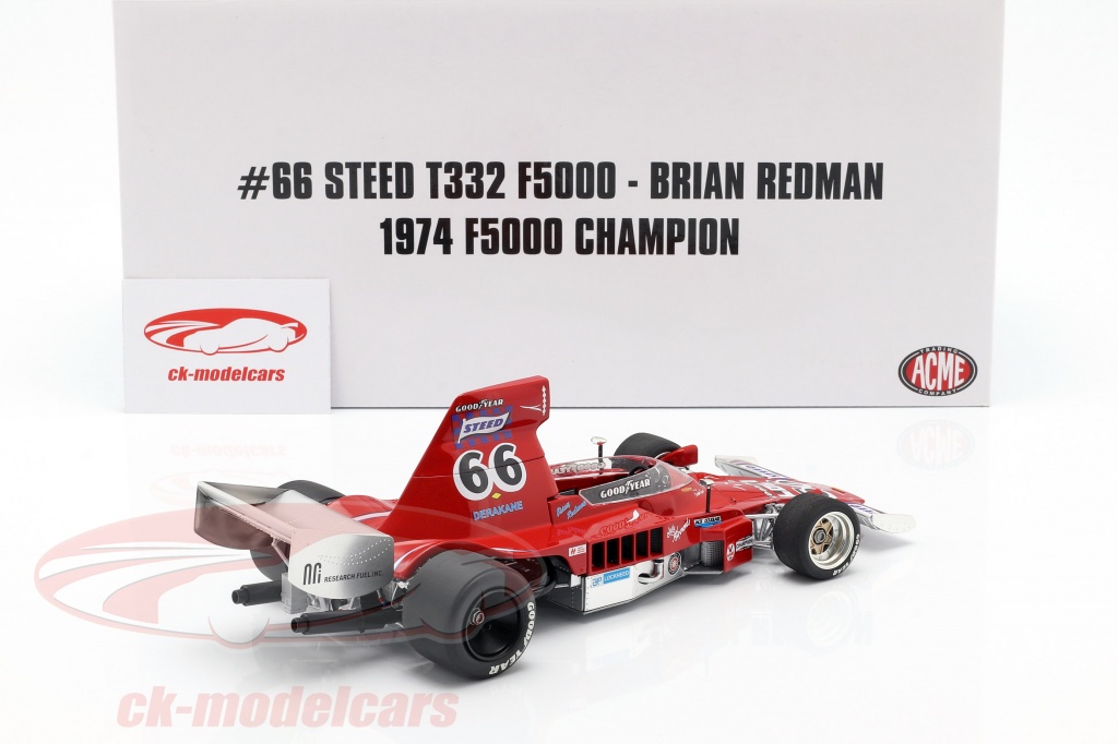 GMP 1:18 Brian Redman Lola T332 #66 F5000 Champion 1974 A1802001 ...
