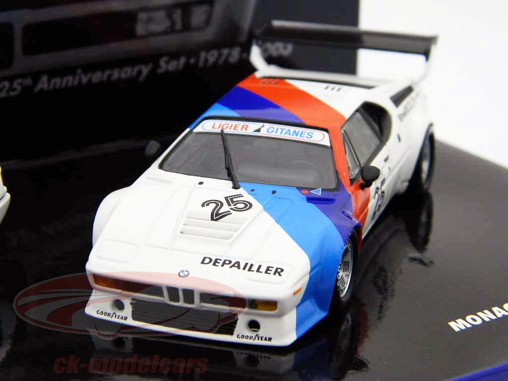 Minichamps 1:43 BMW M1 Procar BMW M1 & 2-Car Set 25th Anniversary 1978 ...