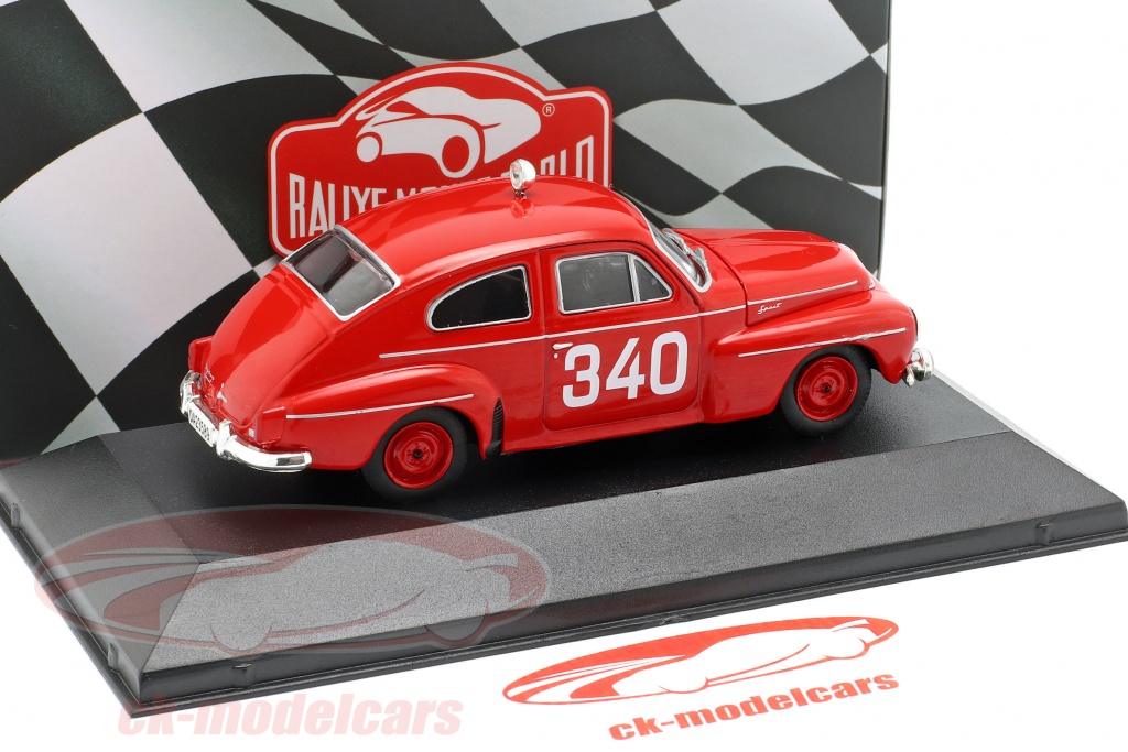 Atlas 1:43 Volvo PV544 #340 Rallye Monte Carlo 1962 Rosqvist, Wirth ...