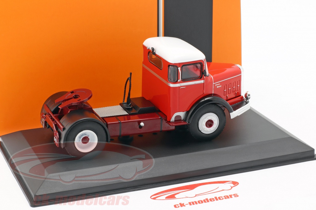 Ixo 1:43 Bernard 150 MB camion année de construction 1951 rouge / blanc ...