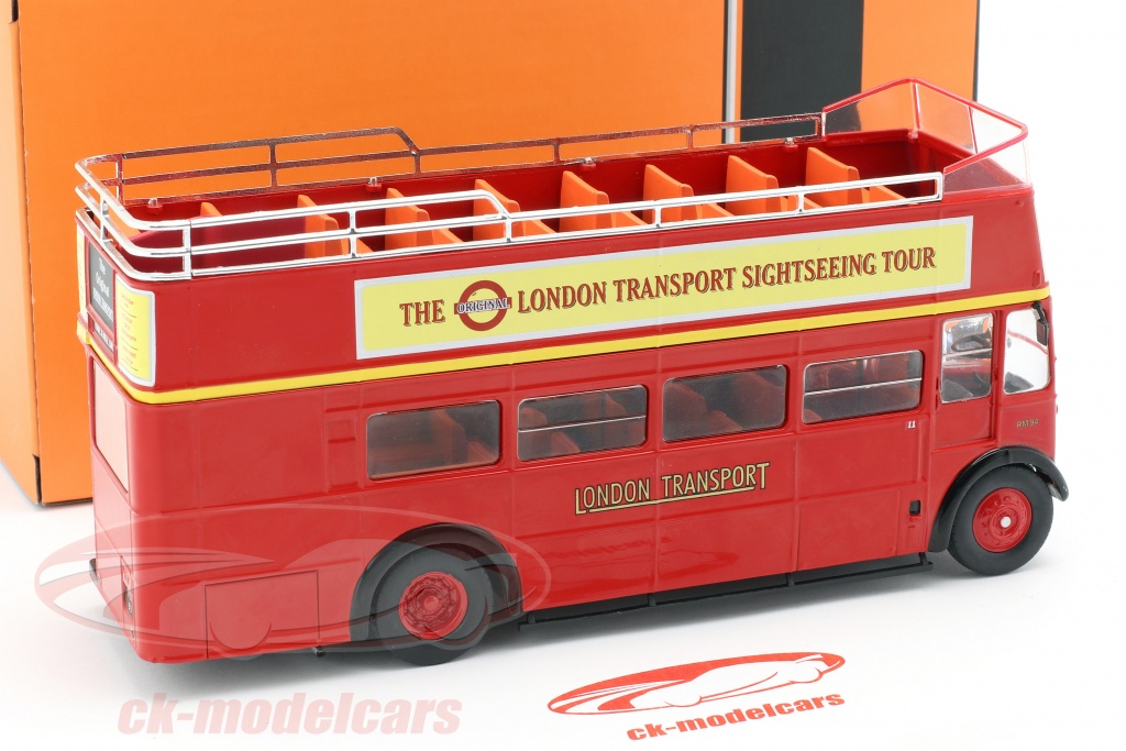 Ixo 1:43 AEC Regent RT Open Top London Sightseeing 築 1950 赤 BUS018 モデル ...