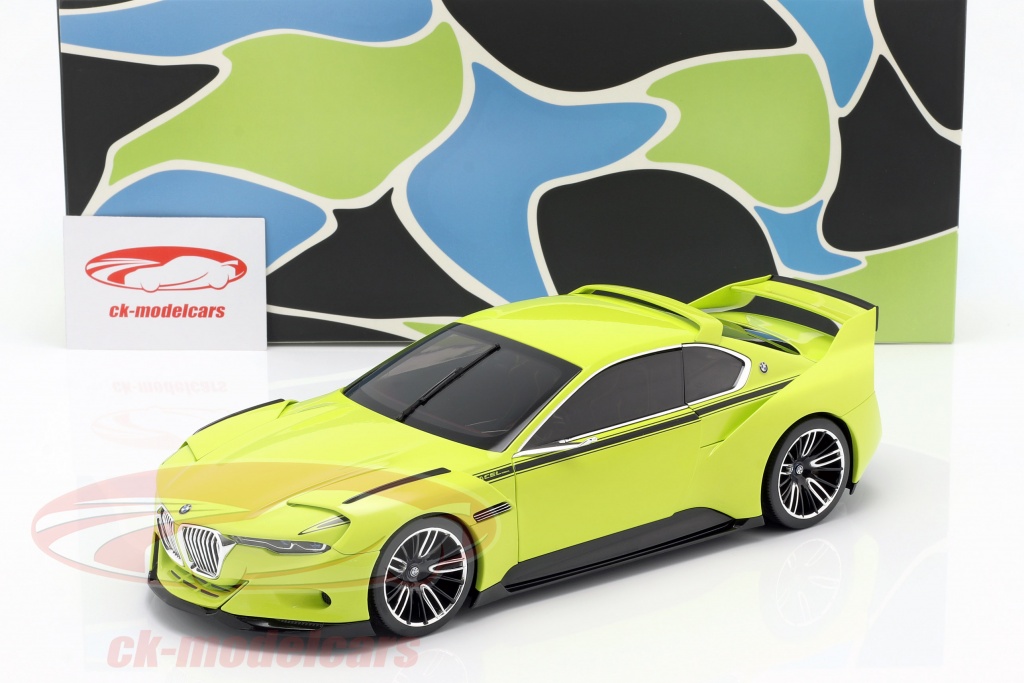 Norev 1:18 BMW 3.0 CSL Hommage lime green 80432413753 model car ...