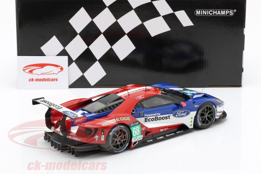 Minichamps 1:18 Ford GT #68 LMGTE-Pro Winner 24h LeMans 2016 Hand ...