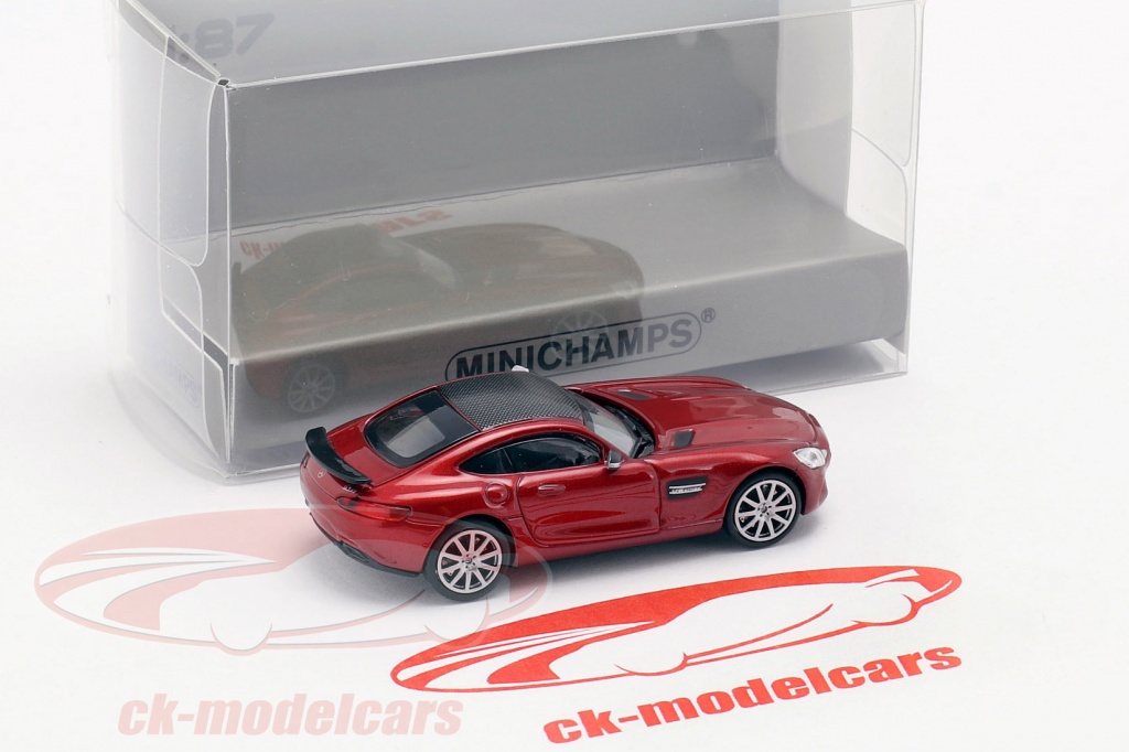 Minichamps 1:87 Mercedes-Benz AMG GTS year 2015 red metallic 870037121 ...