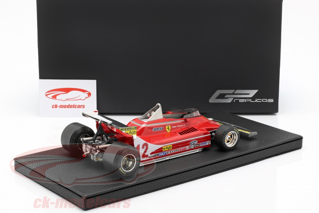 GP Replicas 1:18 G. Villeneuve Ferrari 312T4 short spoiler #12 Monaco ...