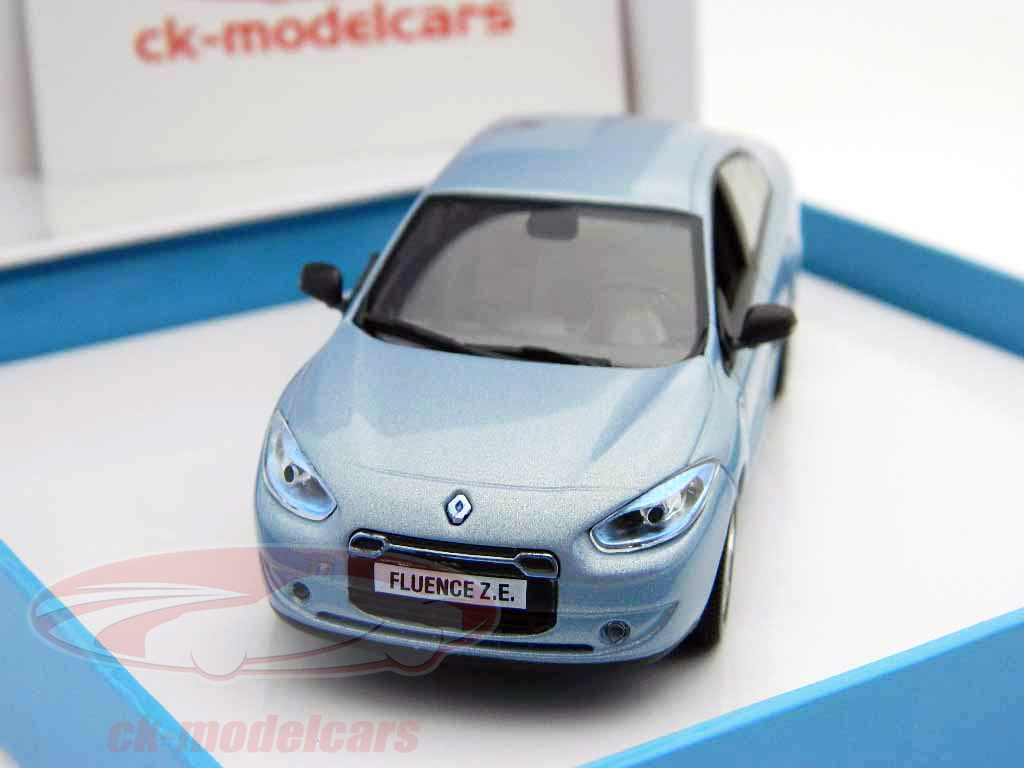 Norev 1:43 Renault Fluence Z.E. Electrique Bj. 2011 light blue metallic ...