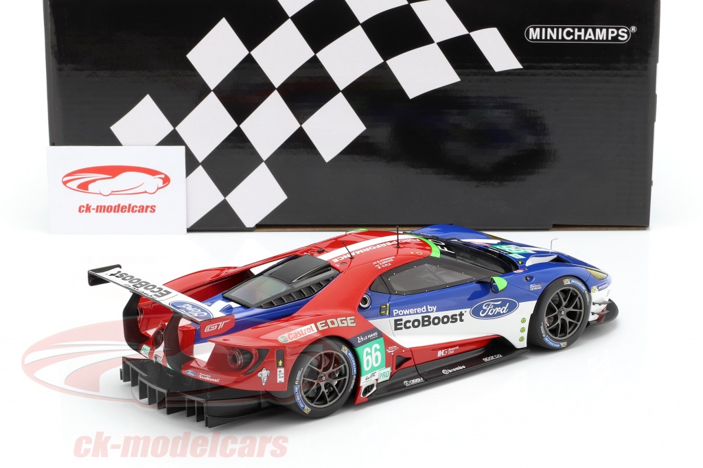 Minichamps 1:18 Ford GT #66 24h LeMans 2016 Pla, Mücke, Johnson 155168666 モデル 車 155168666 ...