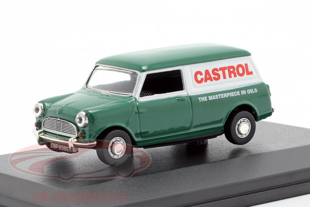 Oxford 1:43 Austin Minivan Castrol グリーン / 白 MV030 モデル 車 MV030 5060095682289