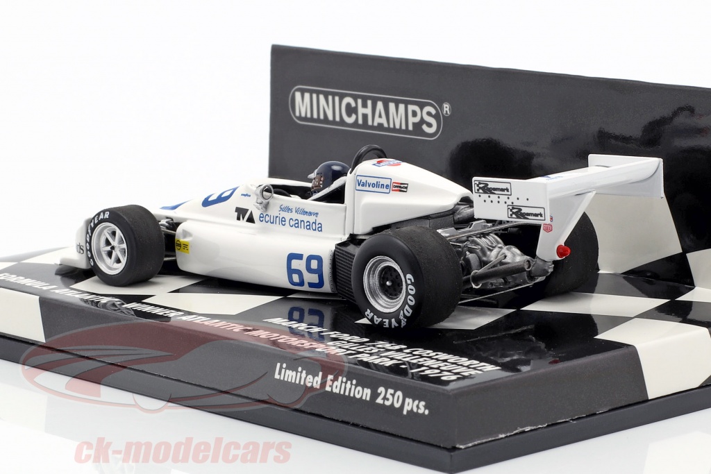 Minichamps 1:43 G. Villeneuve March Ford 76B #69 gagnant formule ...