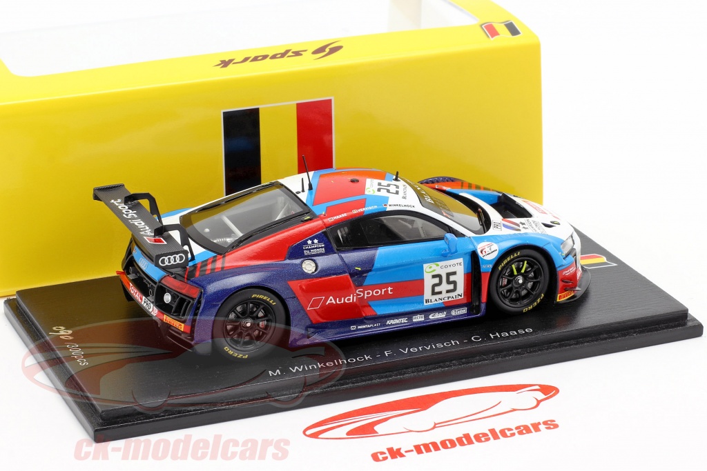 Spark 1:43 Audi R8 LMS #25 4th 24h Spa 2018 Audi Sport Team Sainteloc ...