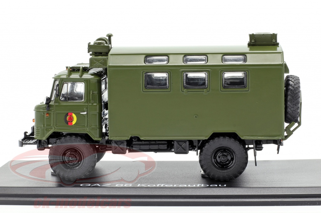 Premium Classixxs 1:43 GAZ 66 Kofferaufbau NVA truck military vehicle ...