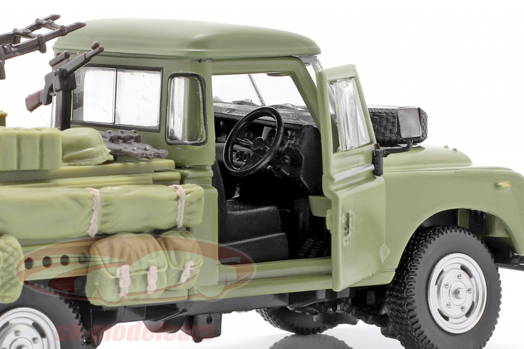 Cararama 1:43 Land Rover Series III 109 militair voertuig olijf 4-54060 ...