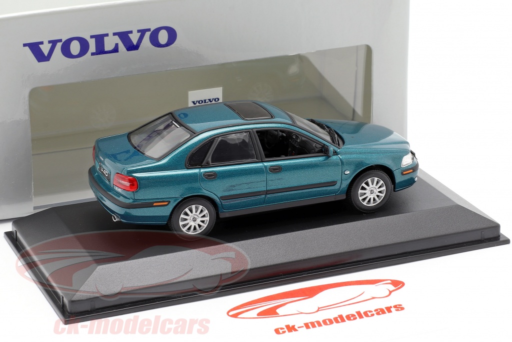 Minichamps 1:43 Volvo S40 Year 2003 turquoise CK999612 model car ...