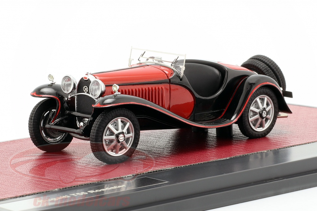 Matrix 1:43 Bugatti T55 ロードスター 築 1932 赤 / 黒 MX40205-072 モデル 車 MX40205 ...