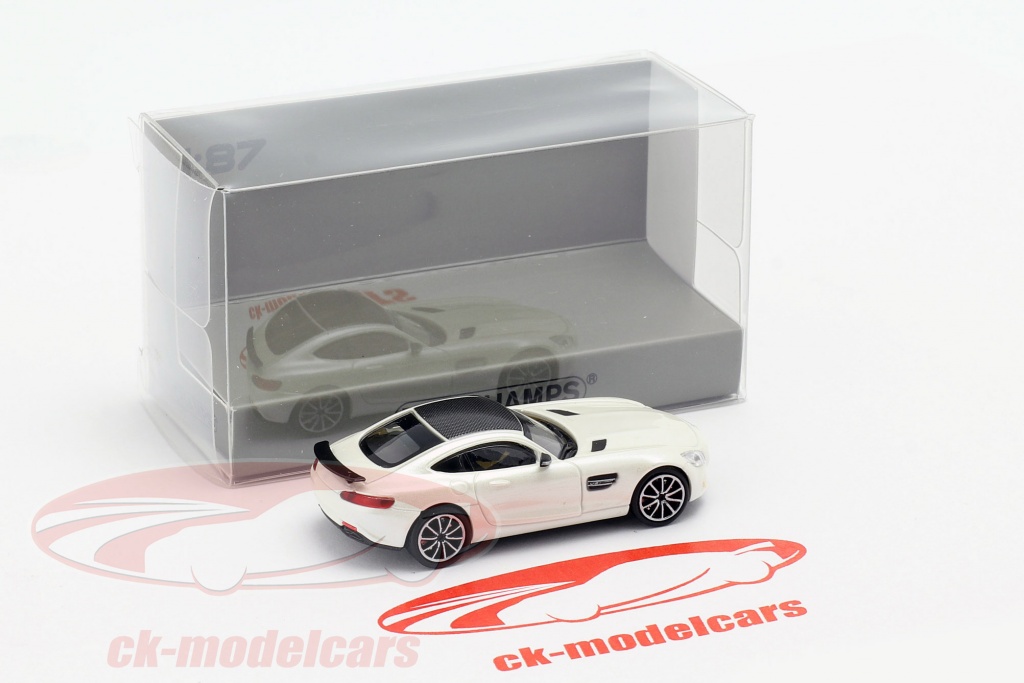 Minichamps 1:87 Mercedes-Benz AMG GTS year 2015 white metallic ...
