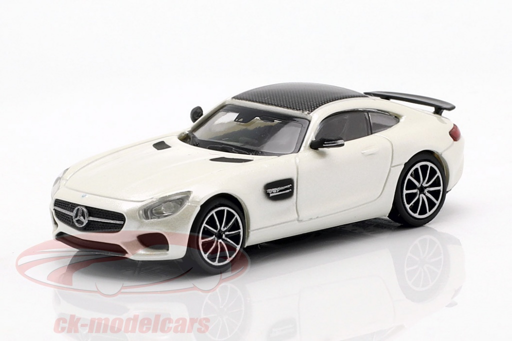 Minichamps 1:87 Mercedes-Benz AMG GTS 築 2015 白 メタリック 870037122 モデル 車 ...