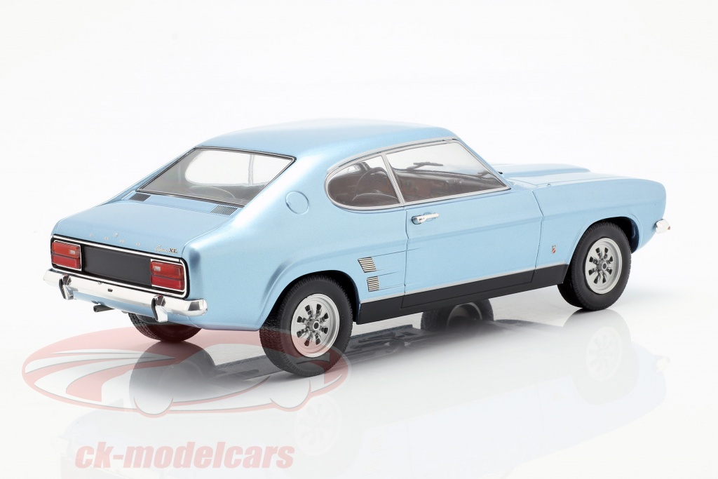 ModelCarGroup 1:18 Ford Capri MK I 1600 GT Year 1973 light blue ...
