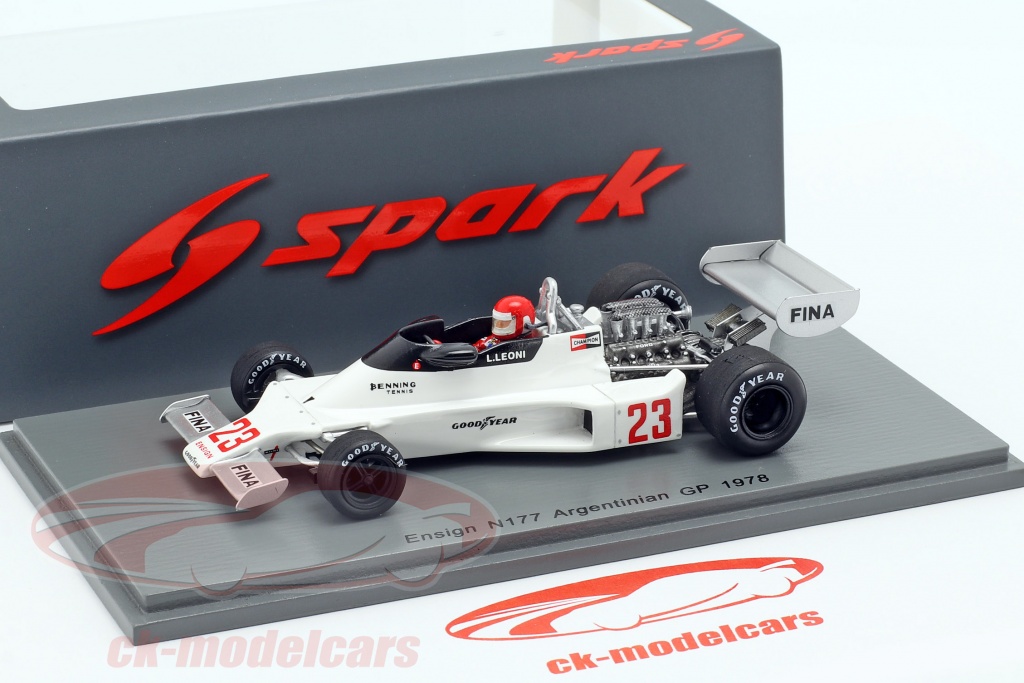 Spark 1:43 Lamberto Leoni Ensign N177 #23 Argentinian GP Formula 1 1978 ...